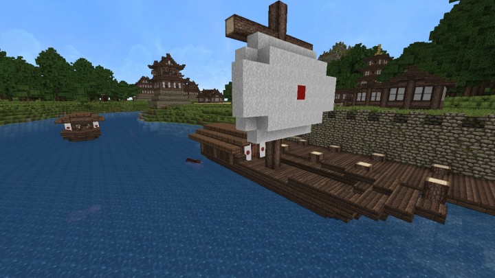 Japanese Fishing Boat Minecraft Map
