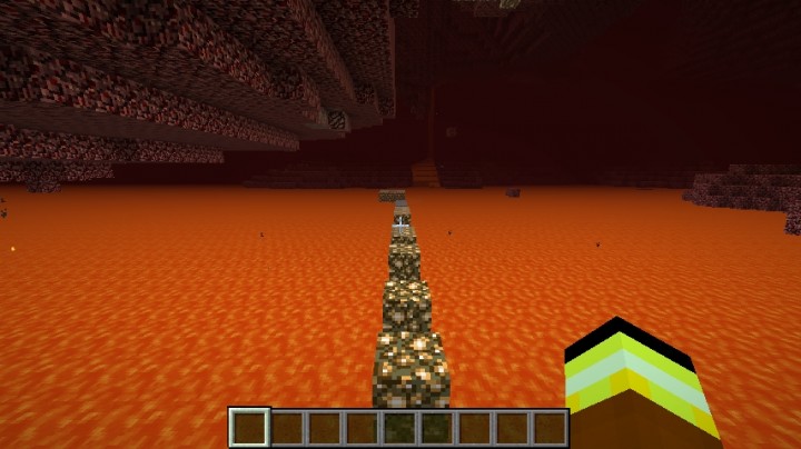 Hidden Treasure Room In The Nether Minecraft Map