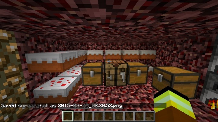 Hidden Treasure Room In The Nether Minecraft Map