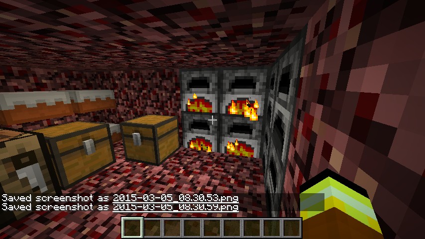 Hidden Treasure Room In The Nether Minecraft Map
