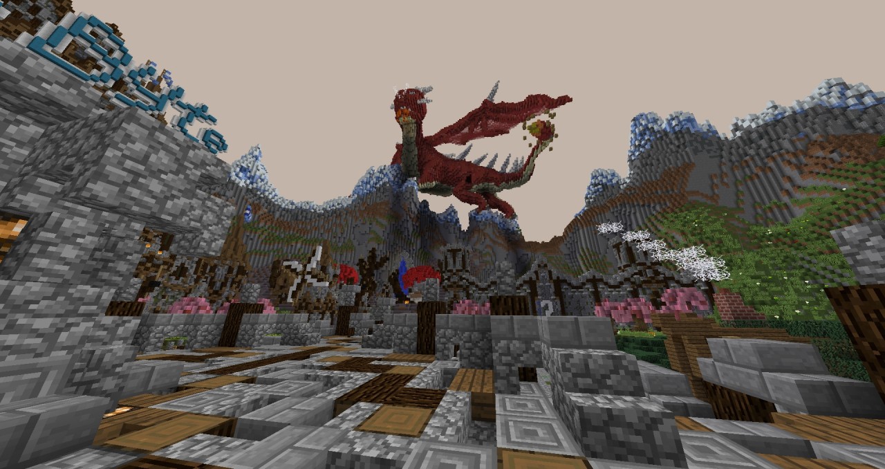 Nordic Fire Dragon Minecraft Map
