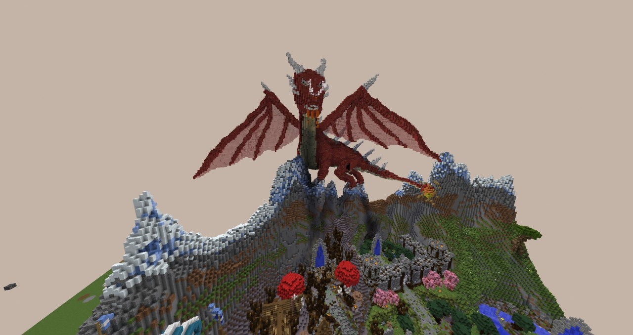 Nordic Fire Dragon Minecraft Map