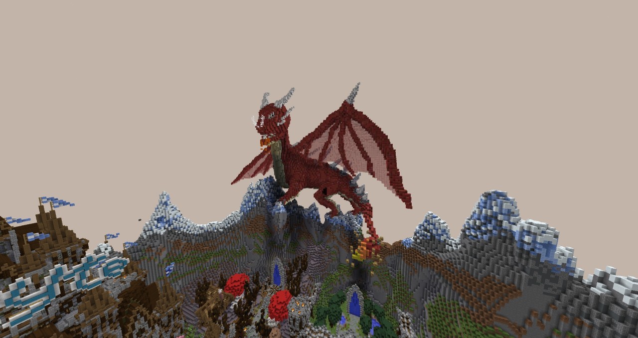 Nordic Fire Dragon Minecraft Map