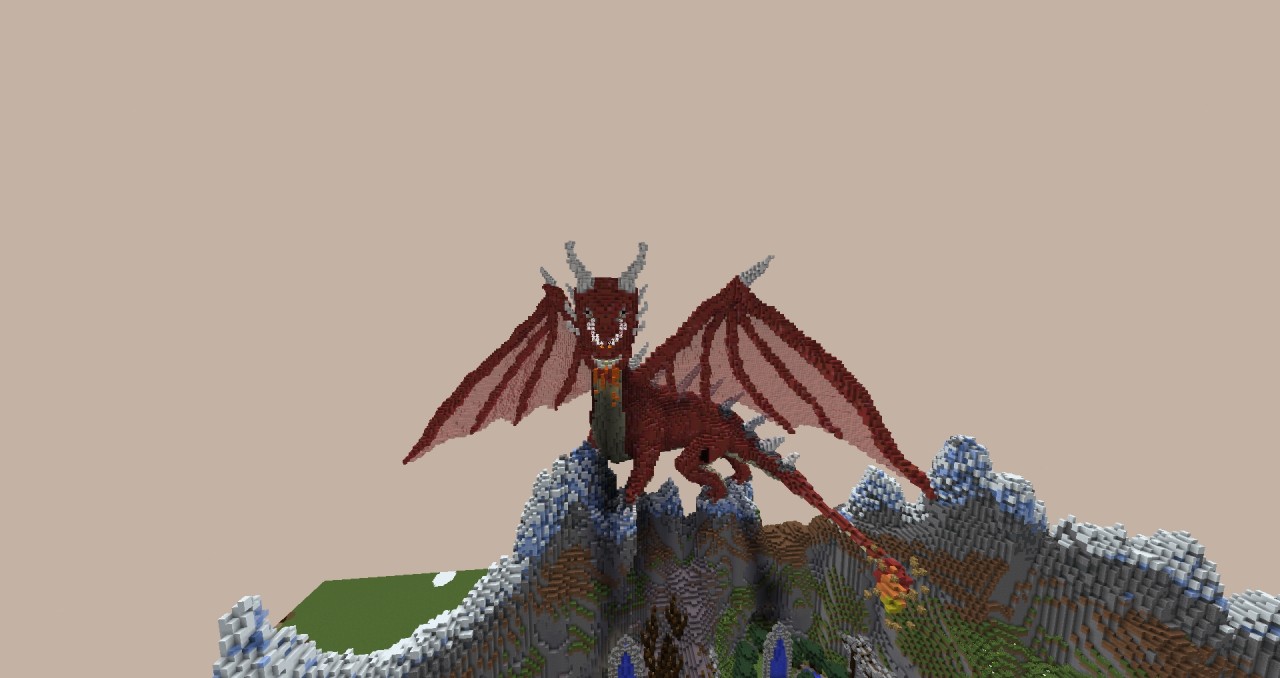 Nordic Fire Dragon Minecraft Map