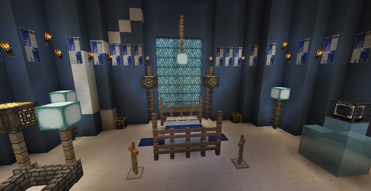 Elsa's Castle From Frozen Minecraft Map