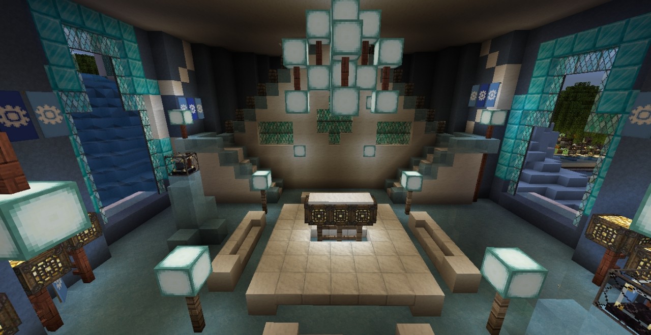 Elsa's Castle From Frozen Minecraft Map