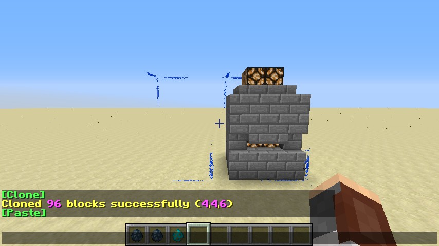 User-Friendly Clone Interface Minecraft Map