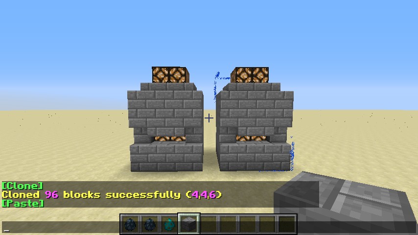 User-Friendly Clone Interface Minecraft Map