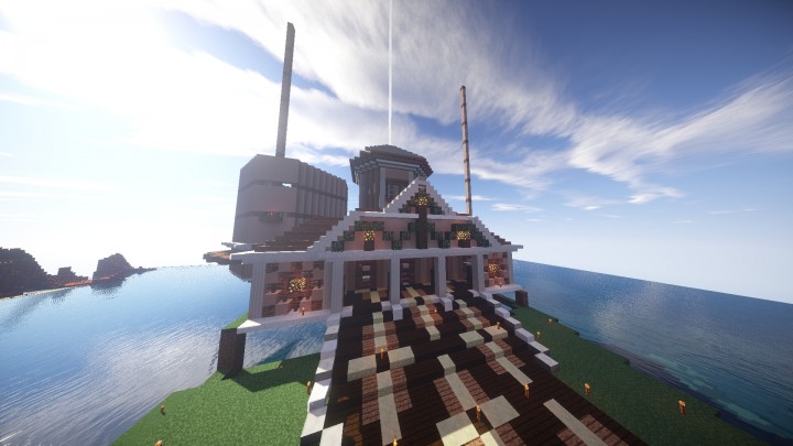 Minecraft: Hotel Lobby Build! :DieselDesigns: (60FPS) Minecraft Map