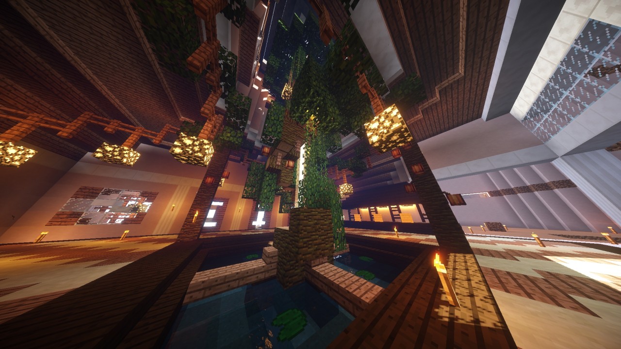 Minecraft: Hotel Lobby Build! :DieselDesigns: (60FPS) Minecraft Map