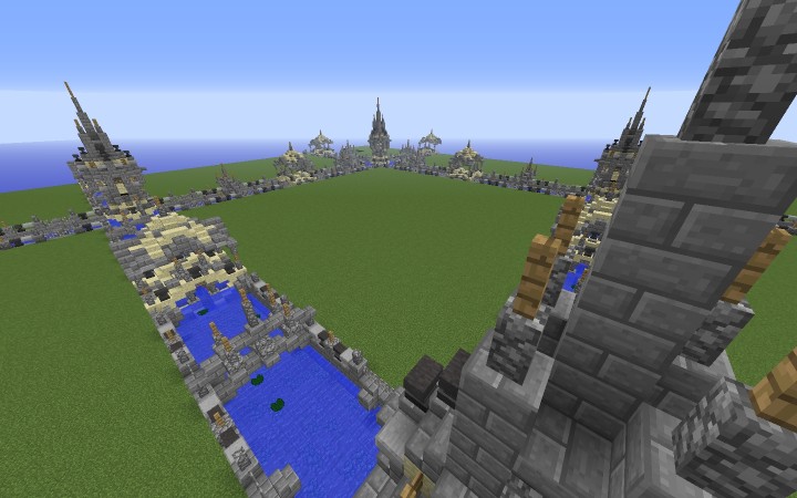 Creative plot design. Minecraft Map