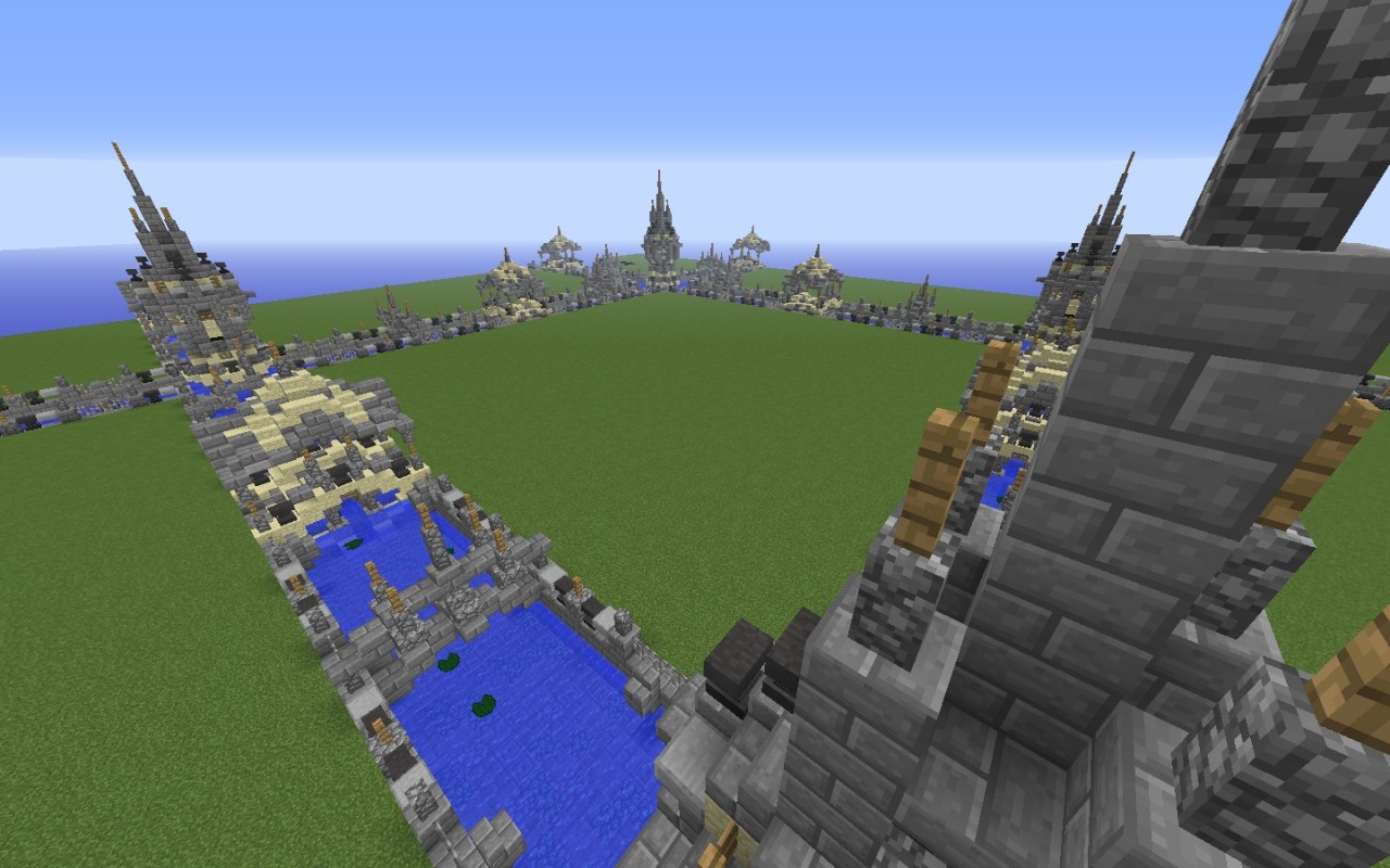 Creative plot design. Minecraft Map