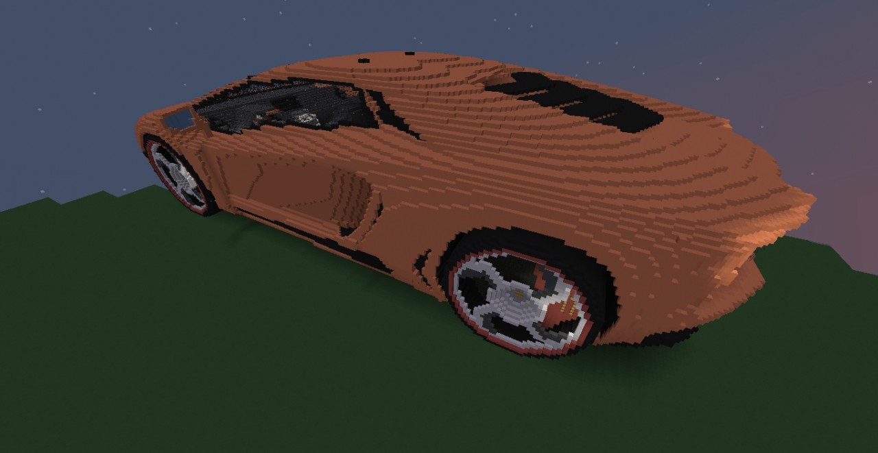 Lamborghini Aventador (FULL HD) Minecraft Map