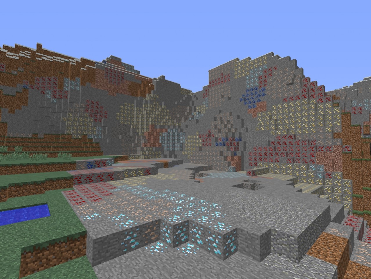 Instant Diamond World Minecraft Map