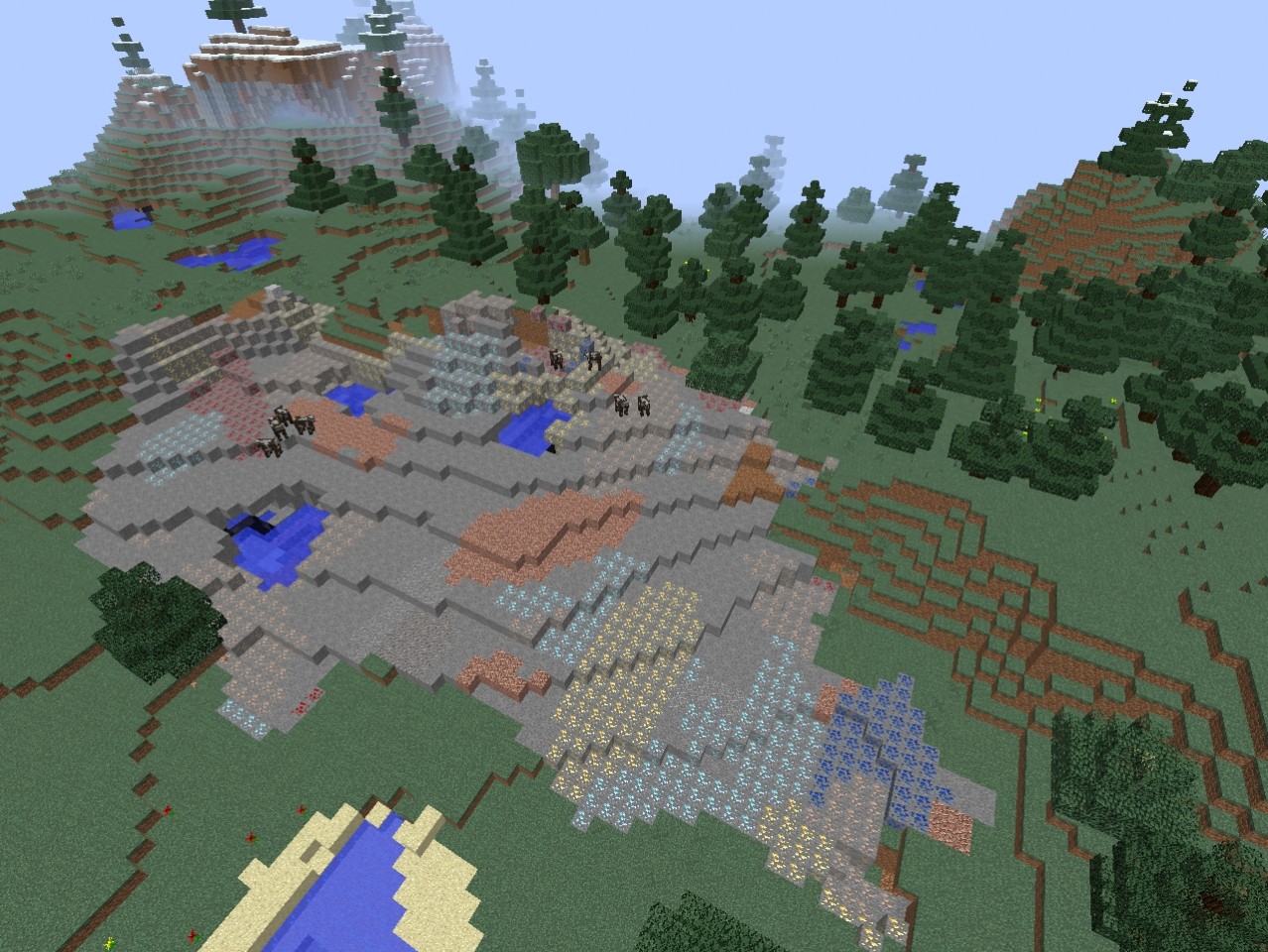Instant Diamond World Minecraft Map