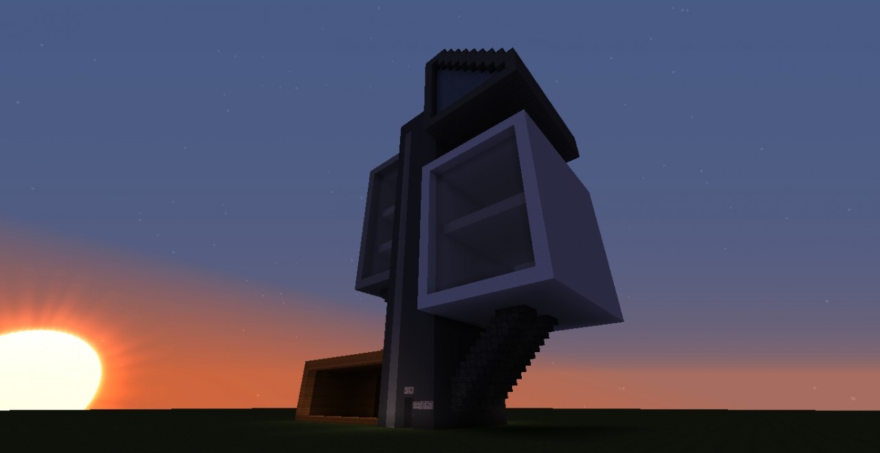 Space - Futuristic Modern House Minecraft Map