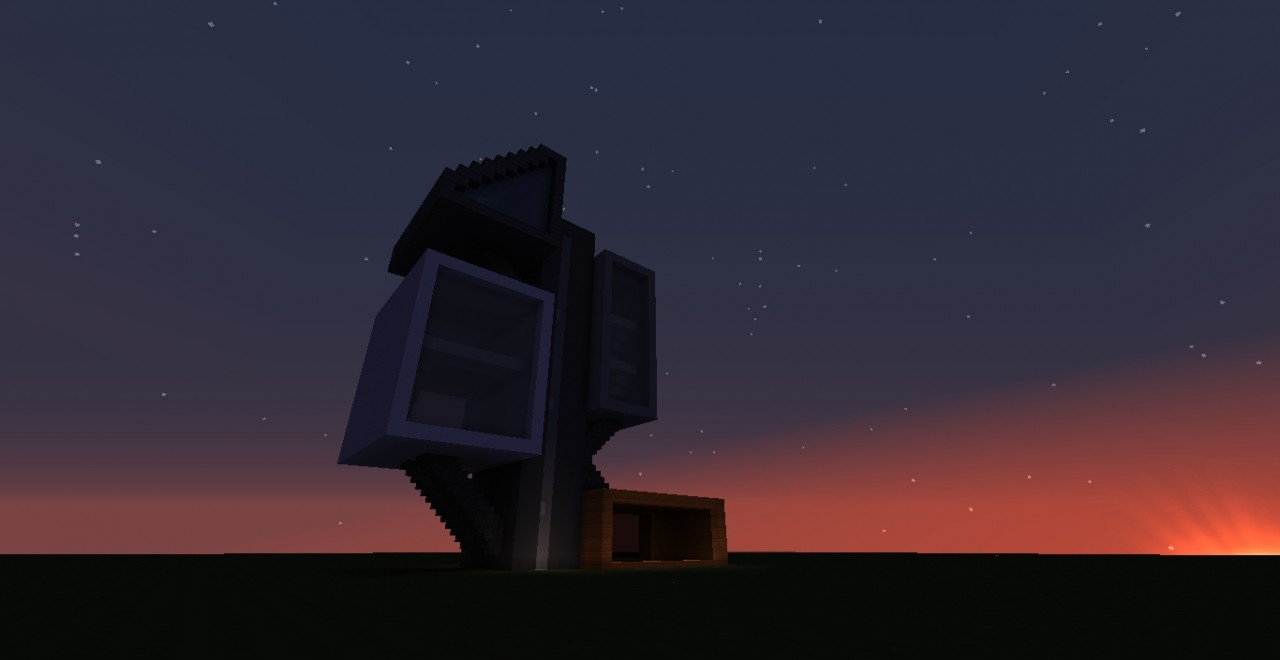 Space - Futuristic Modern House Minecraft Map