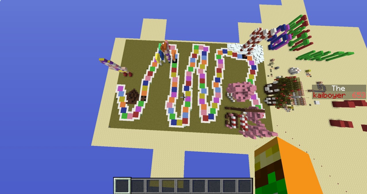 Candyland The board Game Minecraft Map