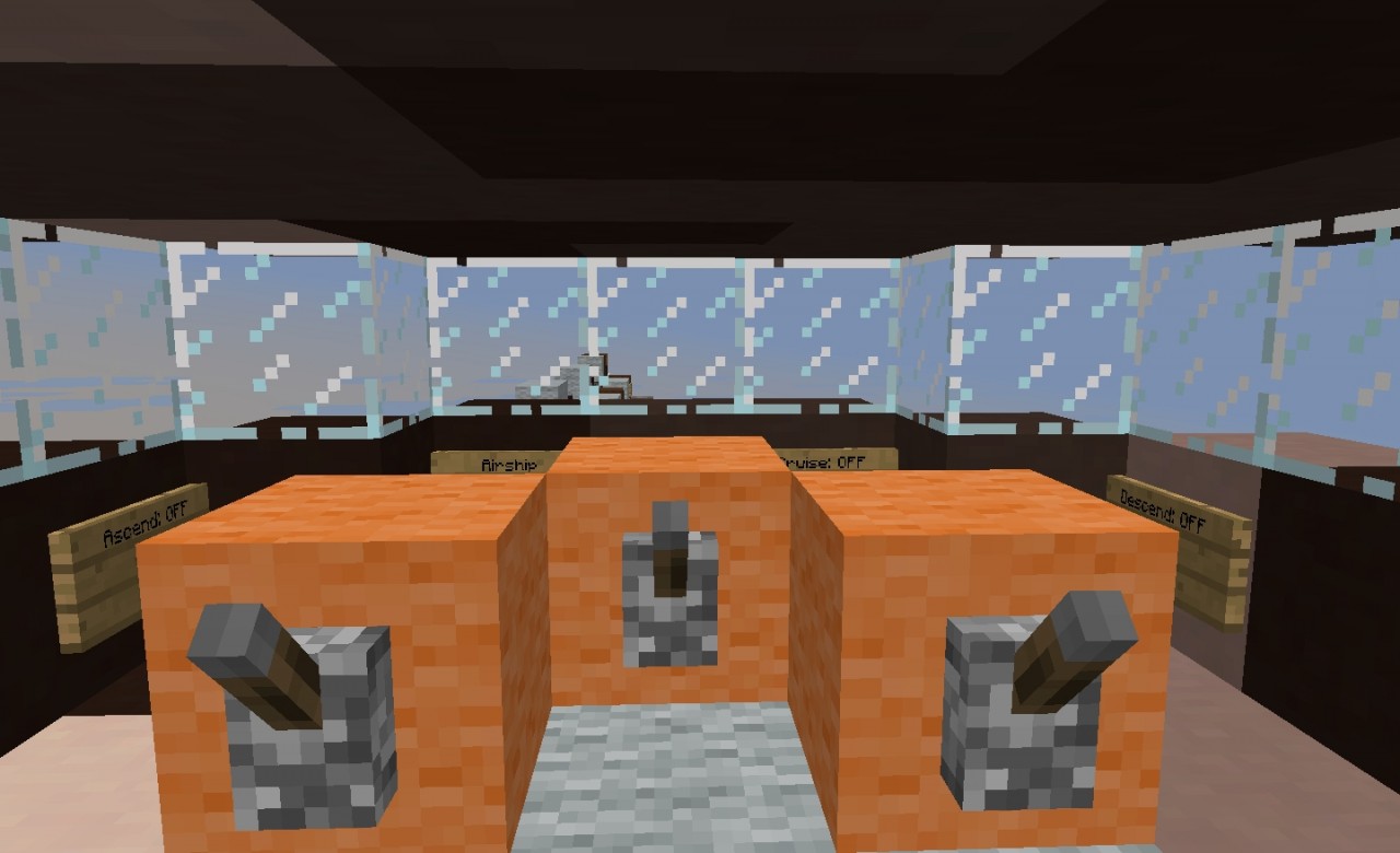 Funtional Carrier Airship For Movecraft Minecraft Map