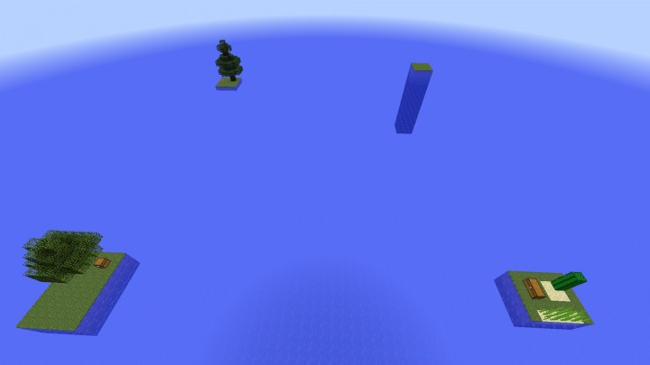 Ocean survival : The four islands! Minecraft Map