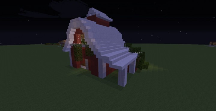Small Modern Barn Minecraft Map