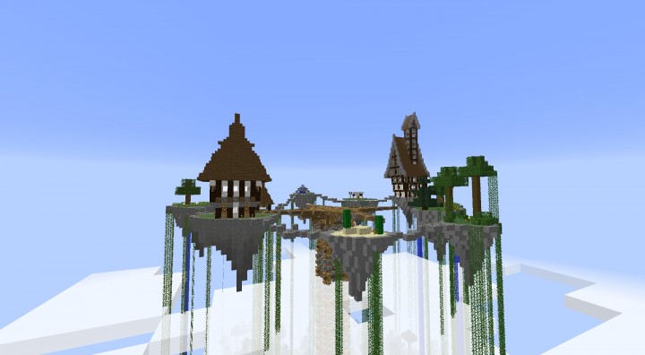 Flying Town Minecraft Map