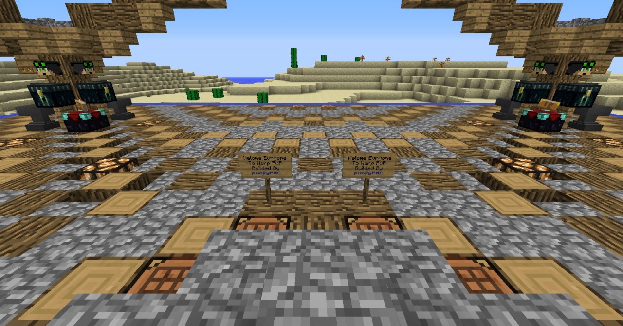 Hello Evryone This Is The RaidersCraft Warp PvP Minecraft Map