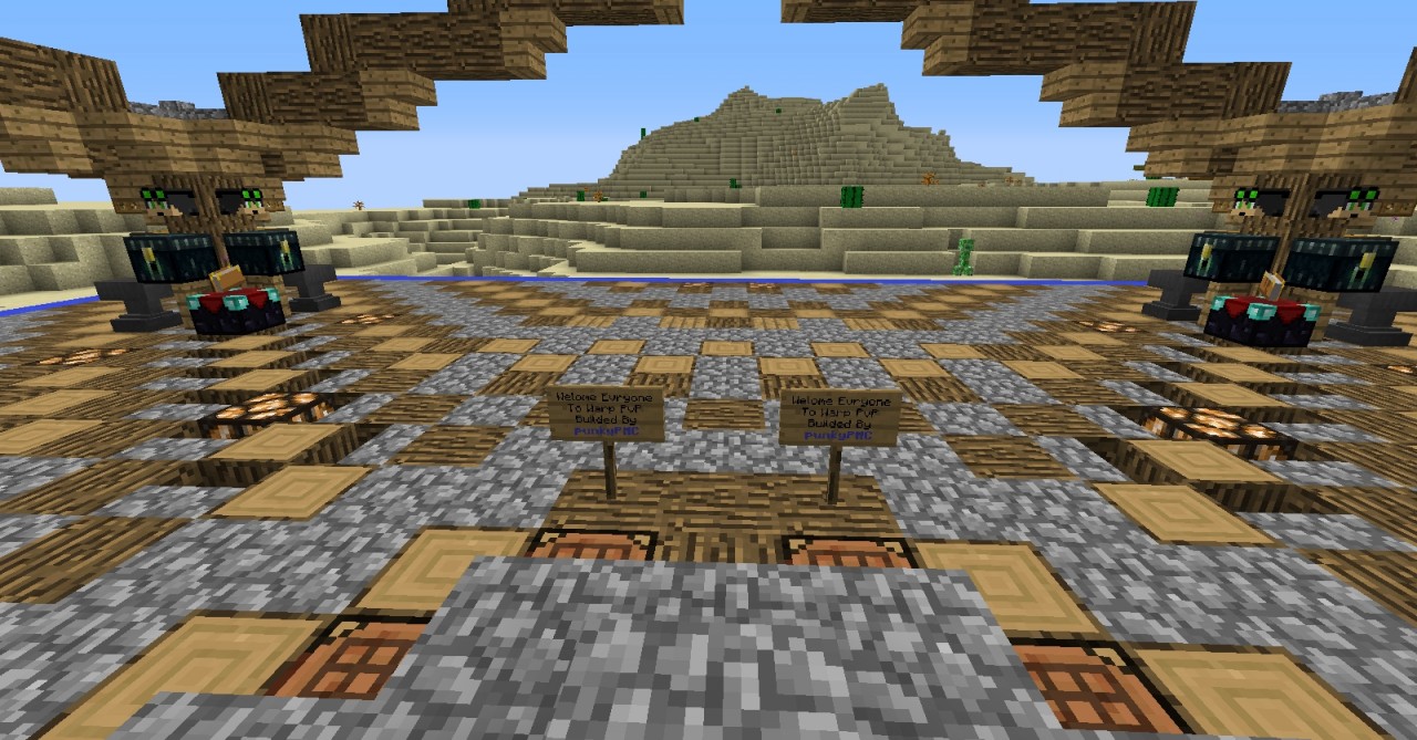 Hello Evryone This Is The RaidersCraft Warp PvP Minecraft Map