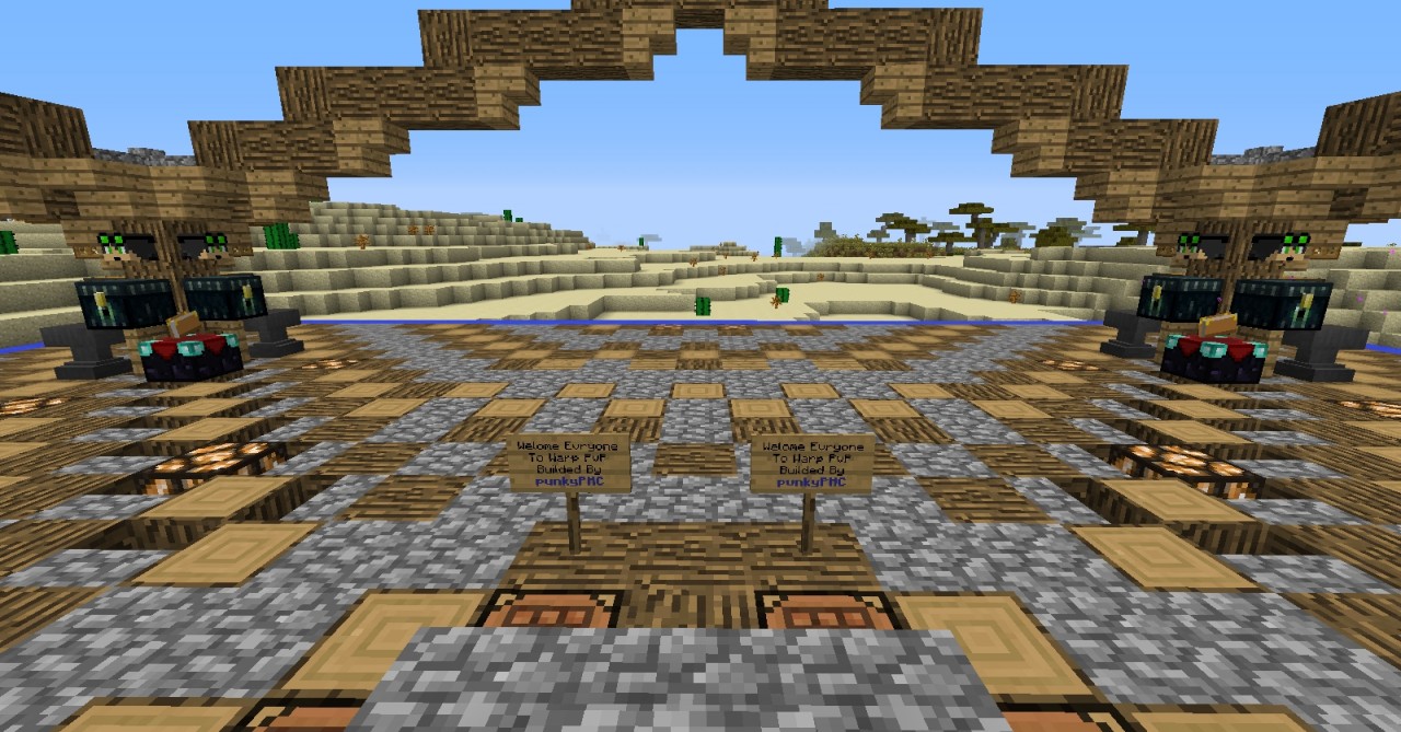 Hello Evryone This Is The RaidersCraft Warp PvP Minecraft Map