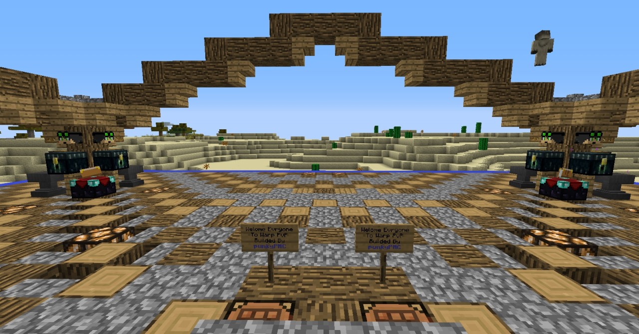Hello Evryone This Is The RaidersCraft Warp PvP Minecraft Map