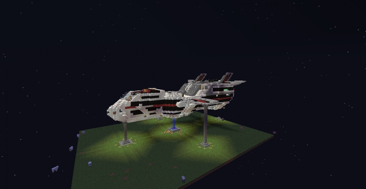 U.S.S INTERCEPTOR NCC-1712 Minecraft Map