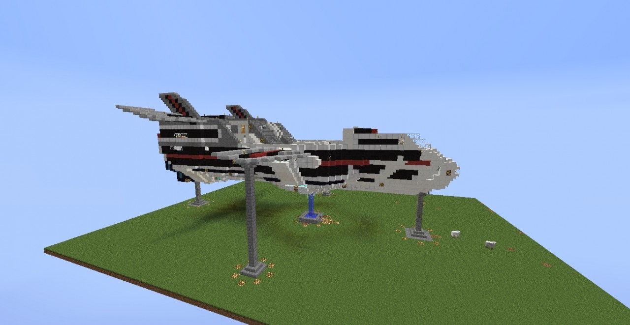 U.S.S INTERCEPTOR NCC-1712 Minecraft Map
