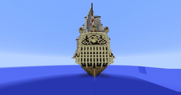 British warship : HMS Prince Minecraft Map