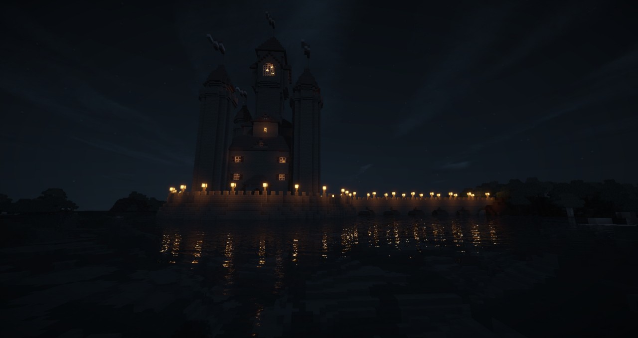 Water Castel Minecraft Map