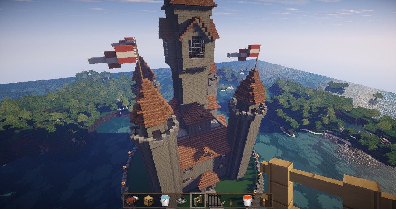Water Castel Minecraft Map
