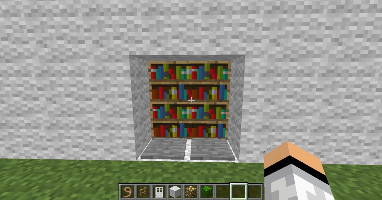 sliding 2x2 door Minecraft Map
