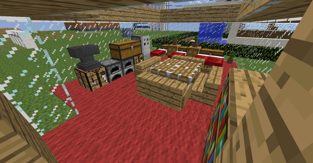 waterfall house Minecraft Map