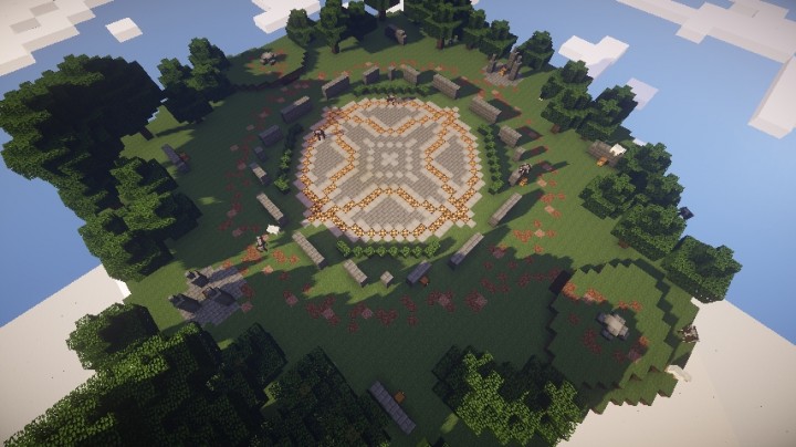 1v1 PVP Arena :: Floating Island (HUGE UPDATE) Minecraft Map