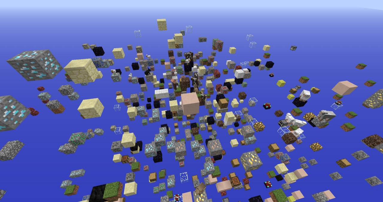 Random Blocks Survival Minecraft Map