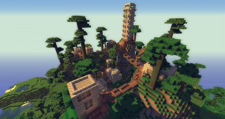 Ancient Aztec Project [Village/Temple] [Hard] [Terra Lacus] Minecraft Map