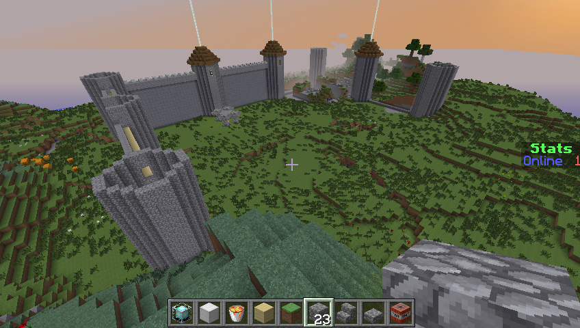 castle spawn Minecraft Map
