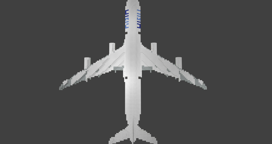 Airbus A340-300 [HIFly] Minecraft Map