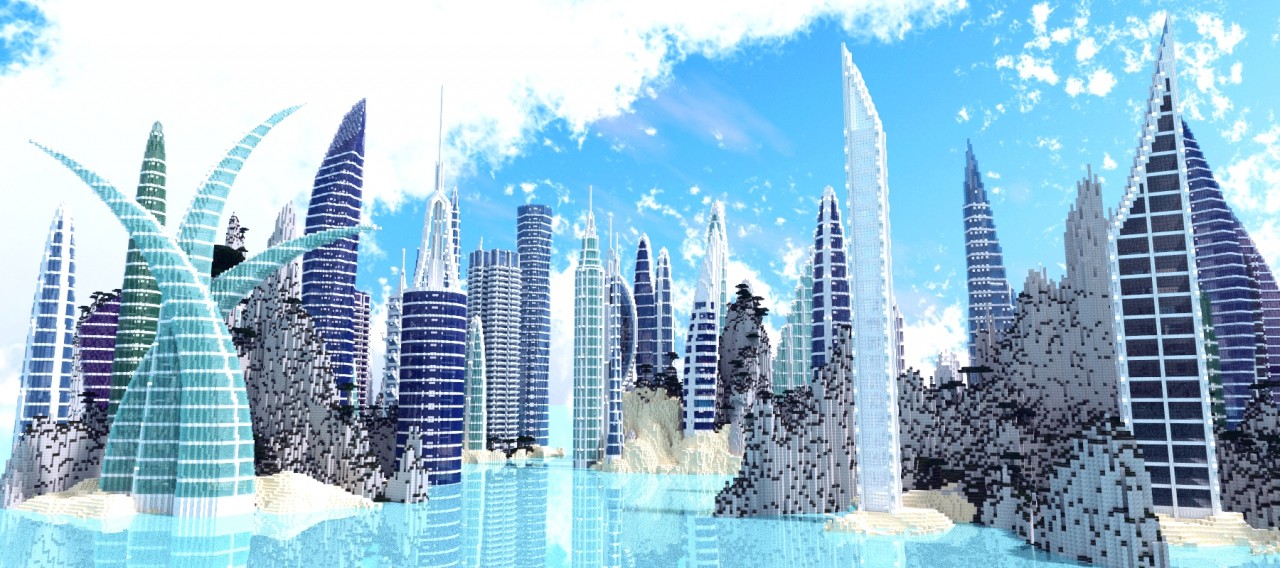 A City by the Water Minecraft Map