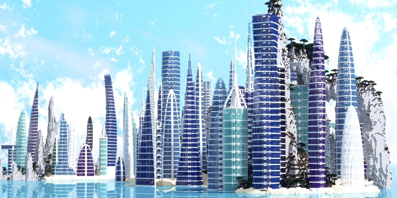 A City by the Water Minecraft Map