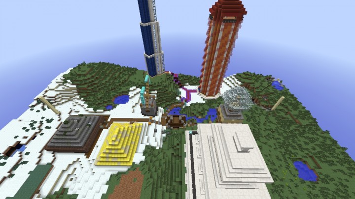 My zone in FunCraft Minecraft Map