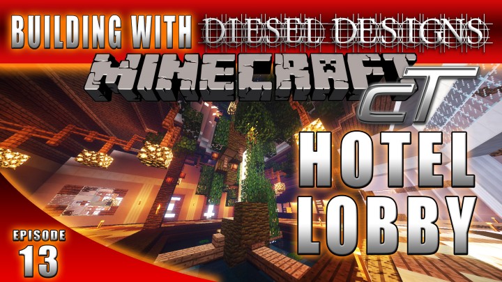 Minecraft: Hotel Lobby Build! :DieselDesigns: (60FPS) Minecraft Map