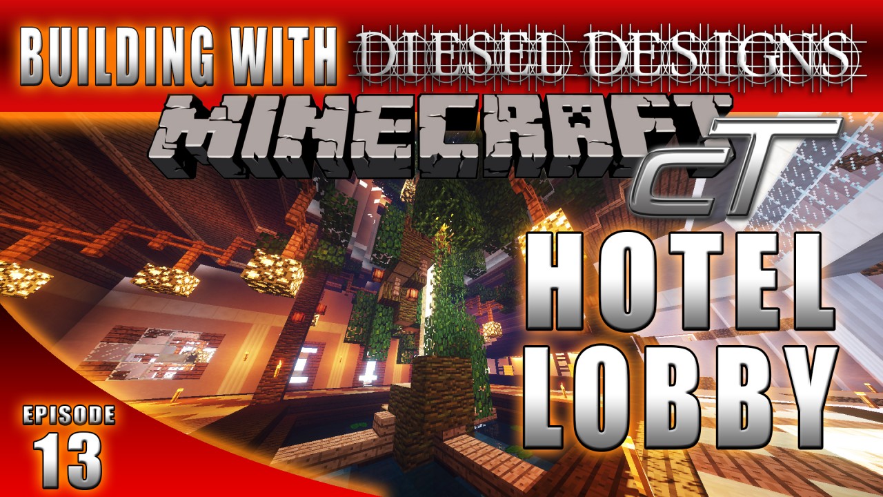 Minecraft: Hotel Lobby Build! :DieselDesigns: (60FPS) Minecraft Map