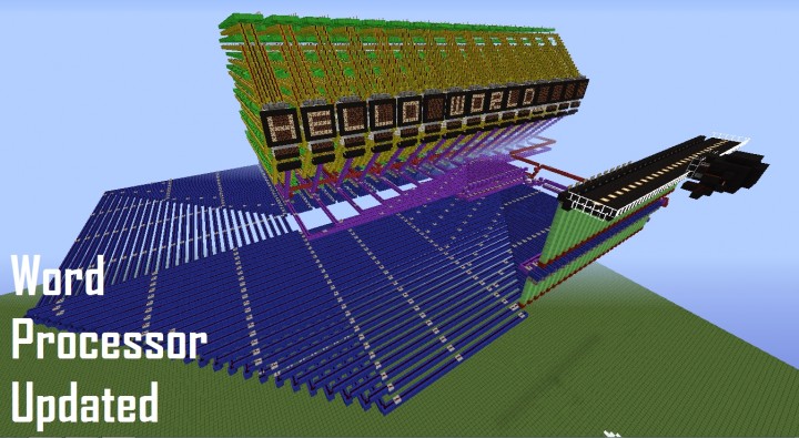 Word Processor Minecraft Map