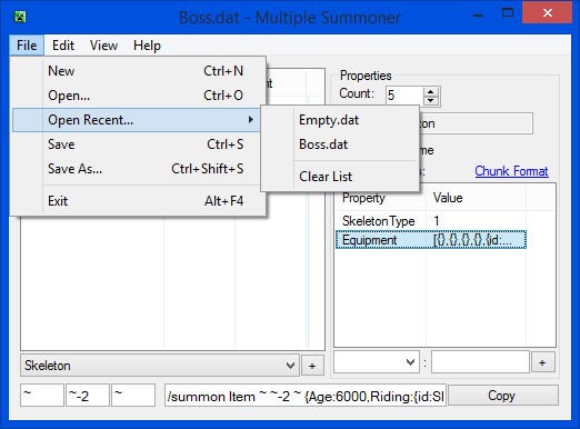 Multiple Summoner 1.0 (Generate commands to summon multiple entities at ...