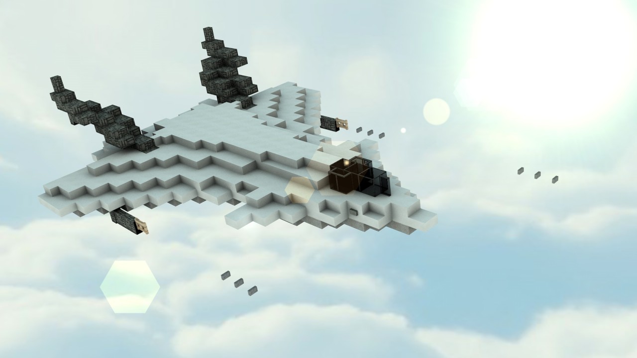 Chengdu J-20 • Chinese Military Jet Minecraft Map